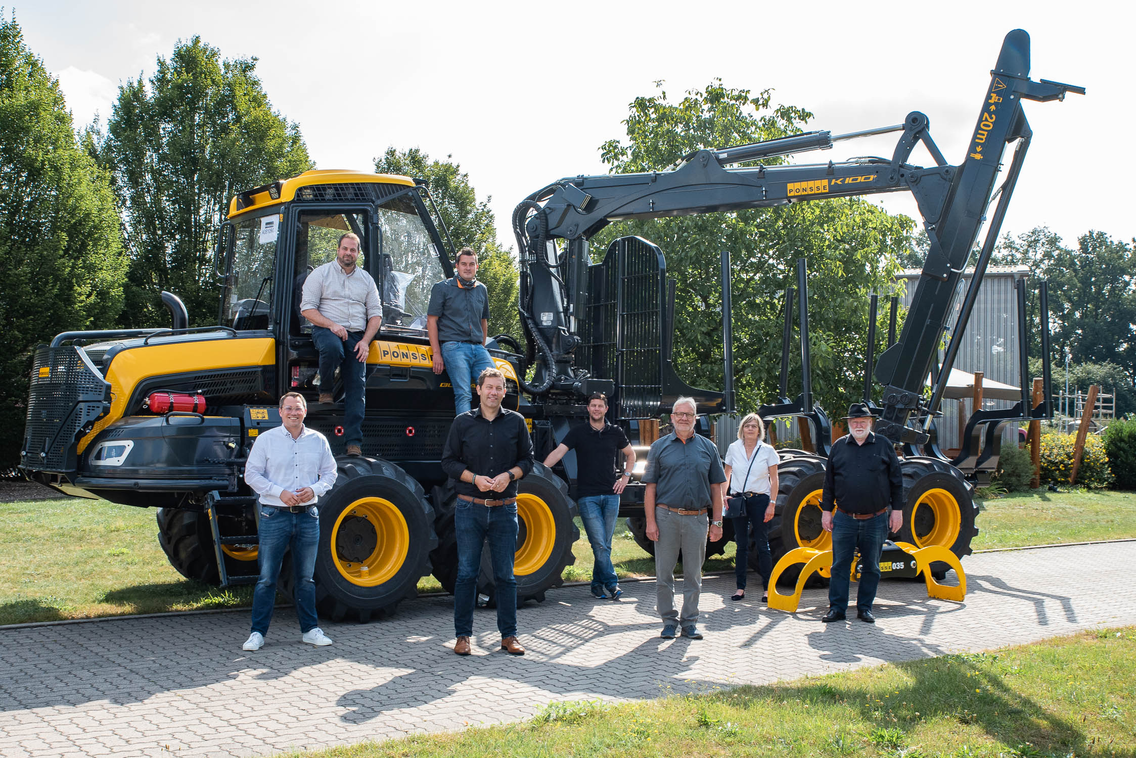 Klingbeil und Wölken bei Wahlers Forsttechnik › Lars Klingbeil, MdB